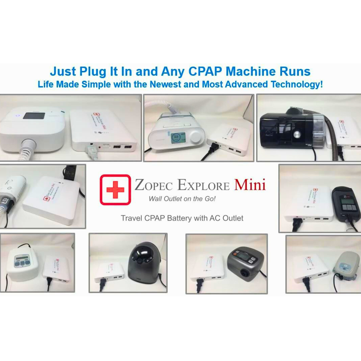 Zopec Explore Mini Universal Battery - MonsterCPAP – MonsterCPAP