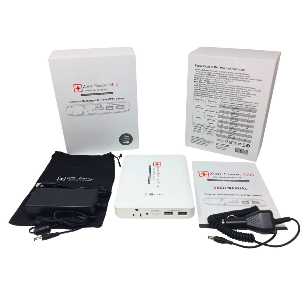 Zopec Explore Mini Universal Battery - MonsterCPAP – MonsterCPAP