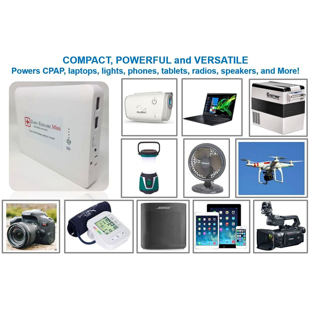 Zopec Explore Mini Universal Battery - MonsterCPAP – MonsterCPAP